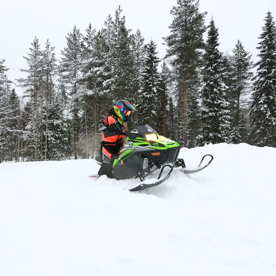 Lapland Winter Park Mini Snowmobile Experience