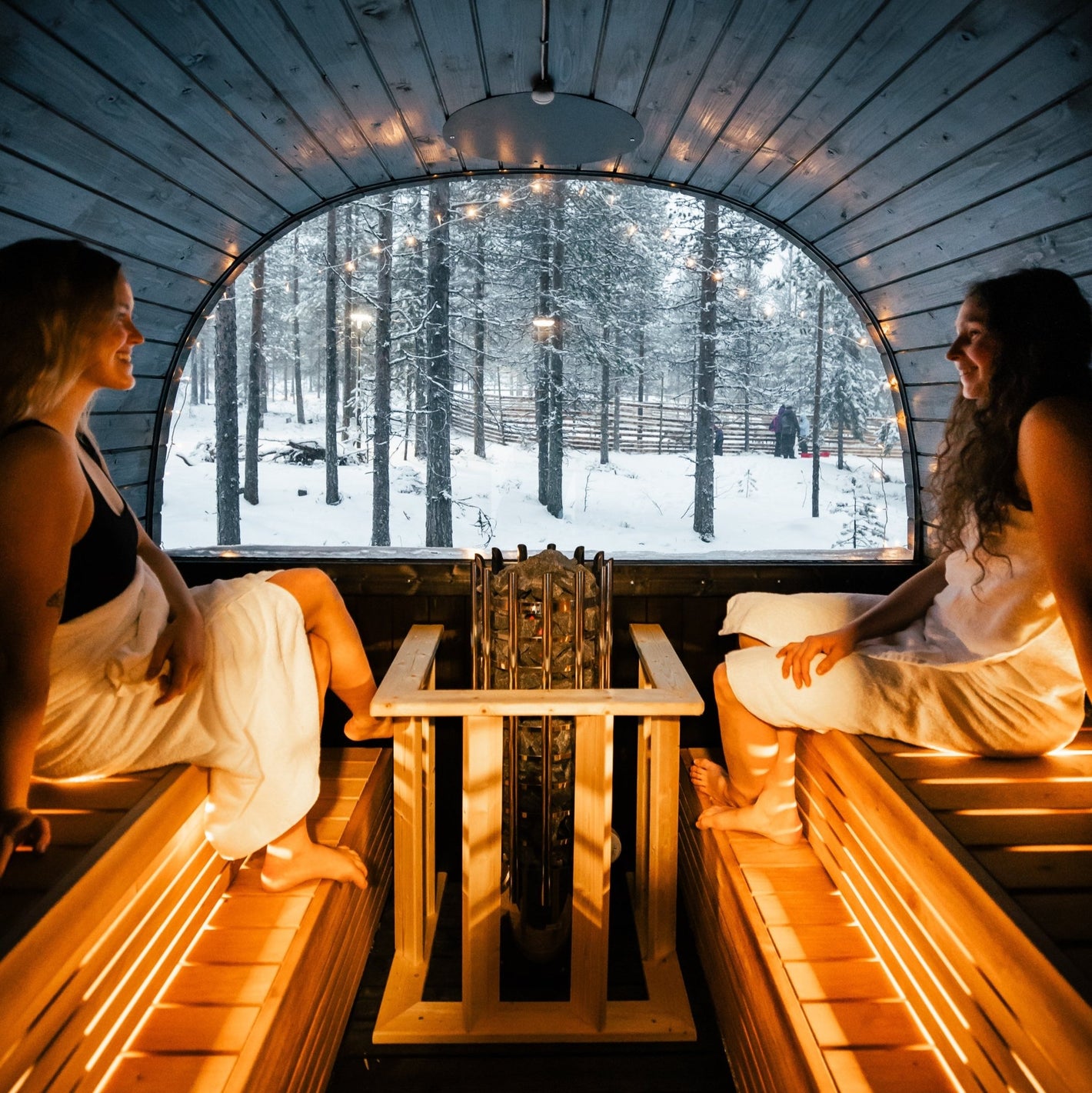 Lapland Winter Park - Reindeer sleigh ride.